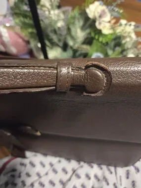 Salvatore Ferragamo | Bags | Salvatore Ferragamo Dark Brown Leather ...
